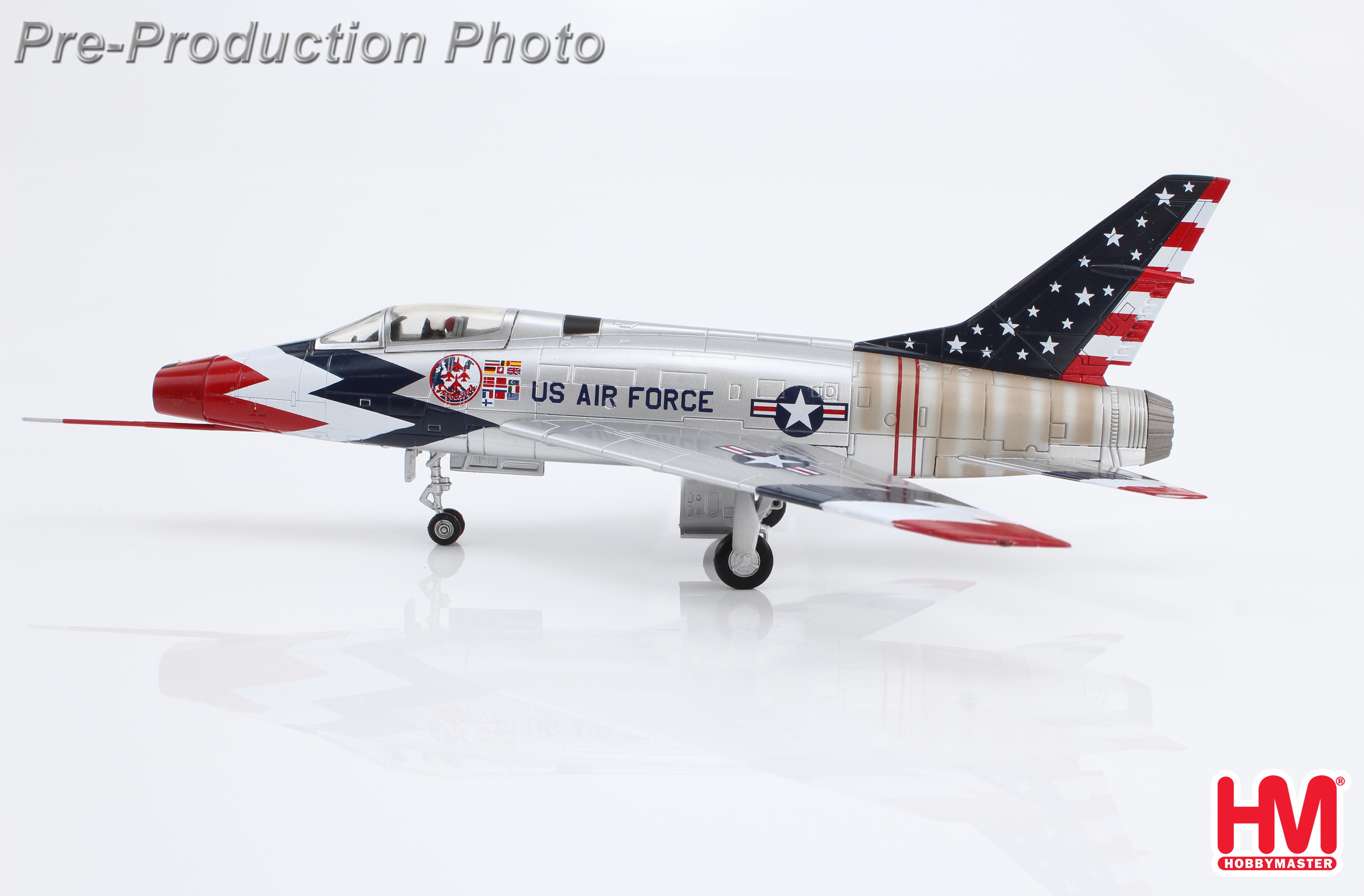 F-100 Skyblazers USAF, 1960 Season (with decals for 6 airplanes)
